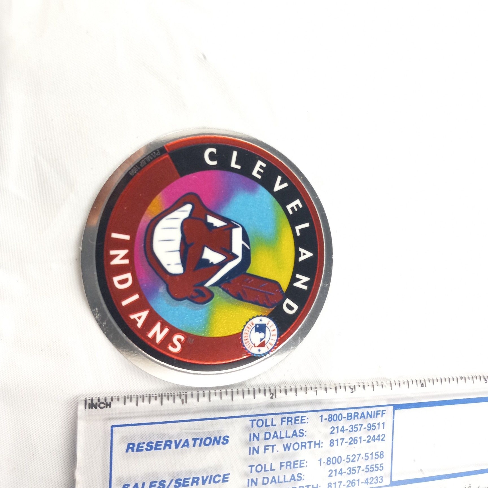 Vintage Cleveland Indians Decal Multicolor MLB Baseball League Sticker ...