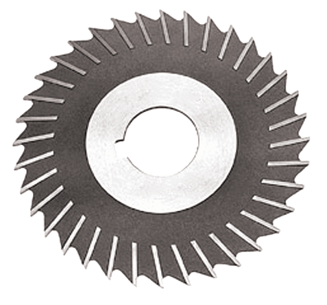 8" X 1/8" X 1-1/4" Metal Slitting Saw, HSS, Str. Tooth, Side Chip ...