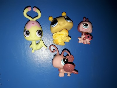 LPS Littlest Pet Shop lot insecte sauterelle, papillon, coccinelle, etc ...