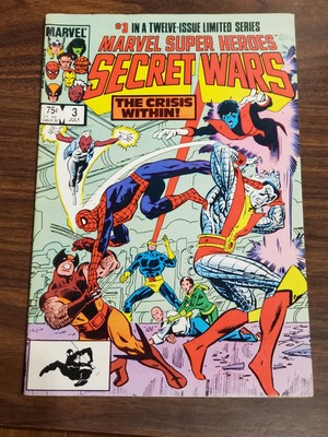 SECRET WARS 3 / FIRST APP TITANIA / SECRET WARS 5 / MOLECULE MAN ...