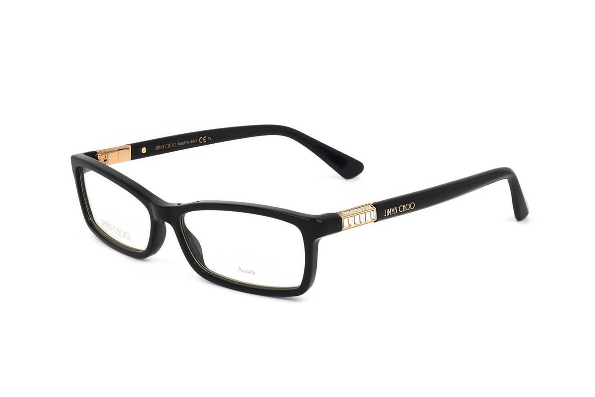 Jimmy Choo JC283 807 BLACK 53/14/140 Women's Eyewear Frame Jimmy Choo JC283 807 BLACK 53/14/140 Women's Eyewear Frame