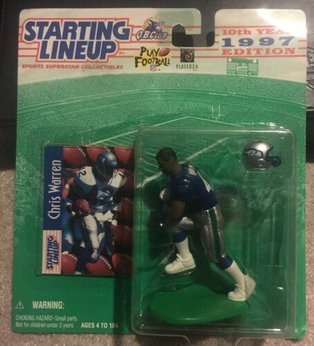 1997 Chris Warren Seattle Seahawks Starting Lineup Ferrum Football New ...
