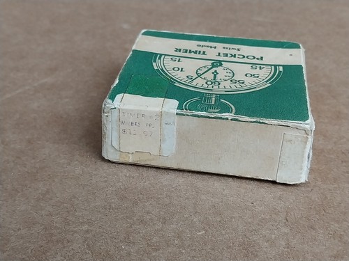 Vintage Accro Swiss Made 1/10 Antimagnetic Stopwatch Pocket Timer ...