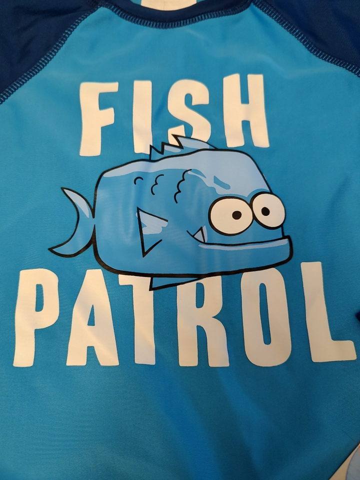 NWT Boy's Size 24M Wave Zone 2-Piece Swim Shirt & Trunks Set-UPF 50 ...