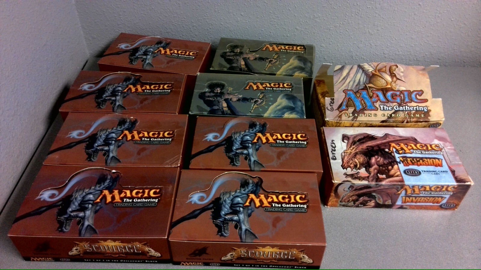 Lot of 10 Magic the Gathering MTG EMPTY booster boxes - Urza's Saga ...