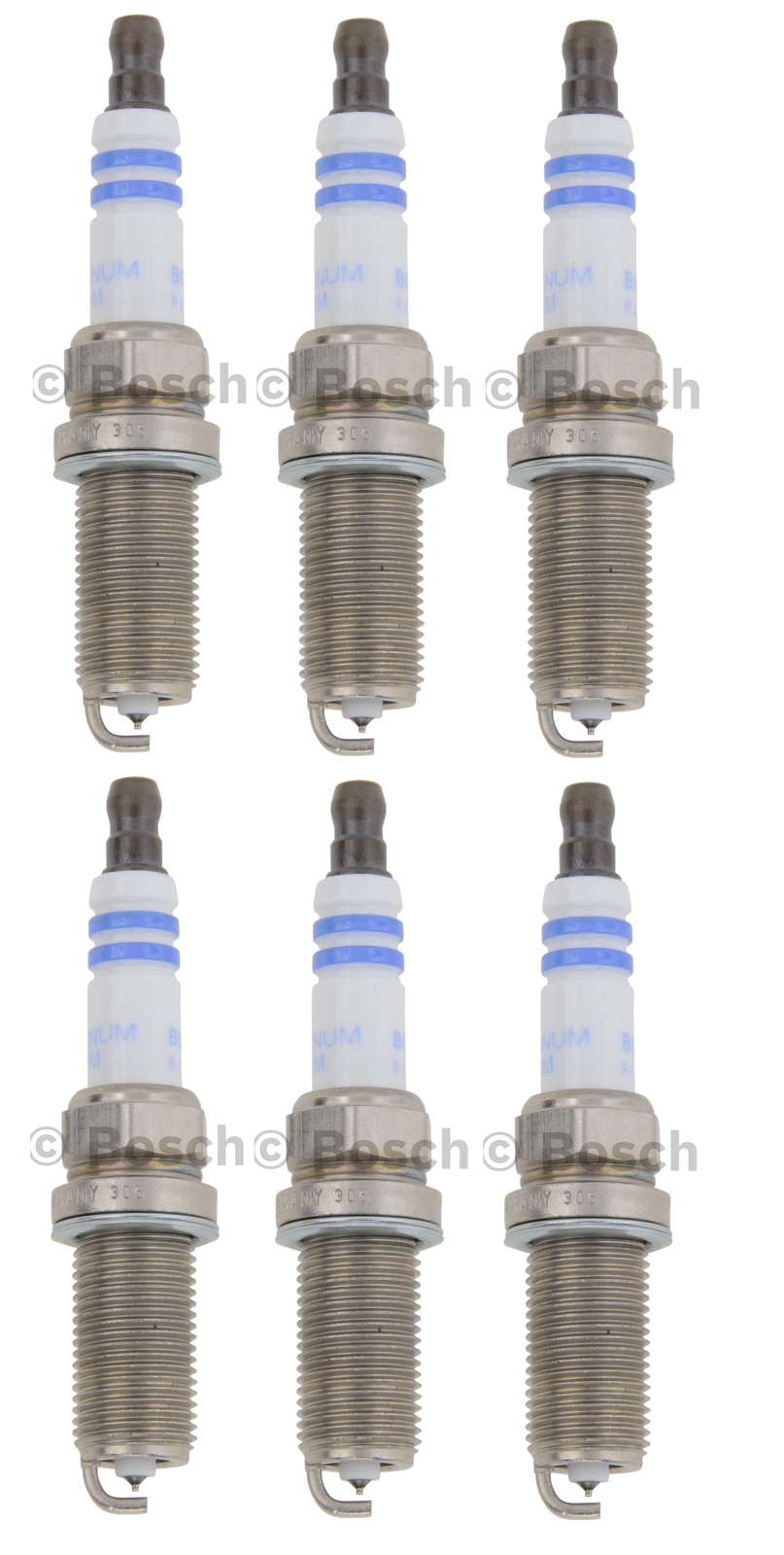 For BMW E60 E61 E90 128i 325i Set of 6 Spark Plugs FR7NPP332 ...