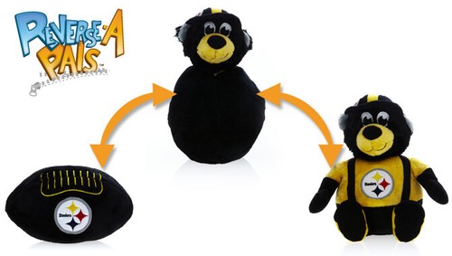 NFL Pittsburgh Steelers Football Plush Mascot Reversible Stuffed Animal ...
