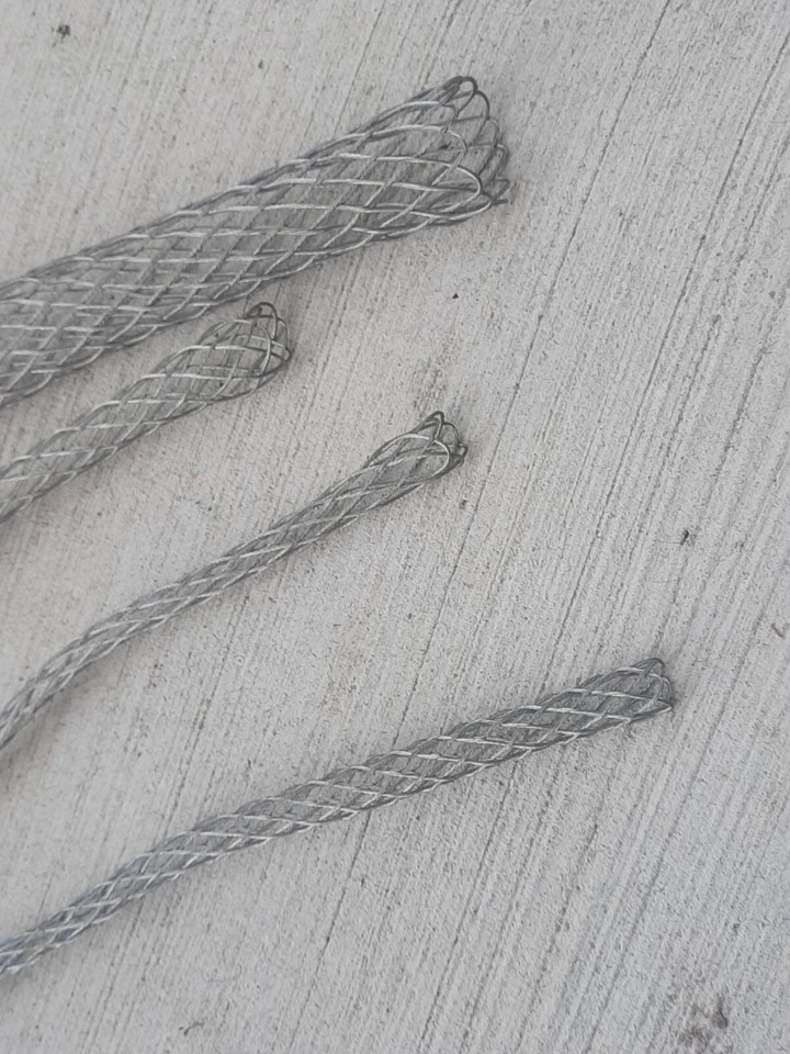 4 Heavy Wire Cable Mesh Pulling Grip Cable Pulls Socks | eBay