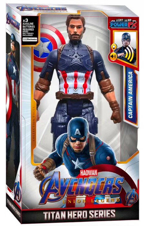 NEW Talking Captain America Marvel Avengers Titan Hero Series Action ...