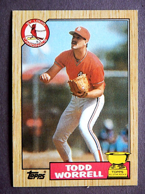Todd Worrell #465 Topps 1987 Baseball Card (St Louis Cardinals) | eBay
