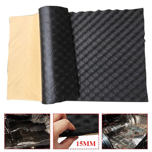 2X(Car Sound Deadening Mat 50X200cm Engine Foam Cotton Sticker Noise ...