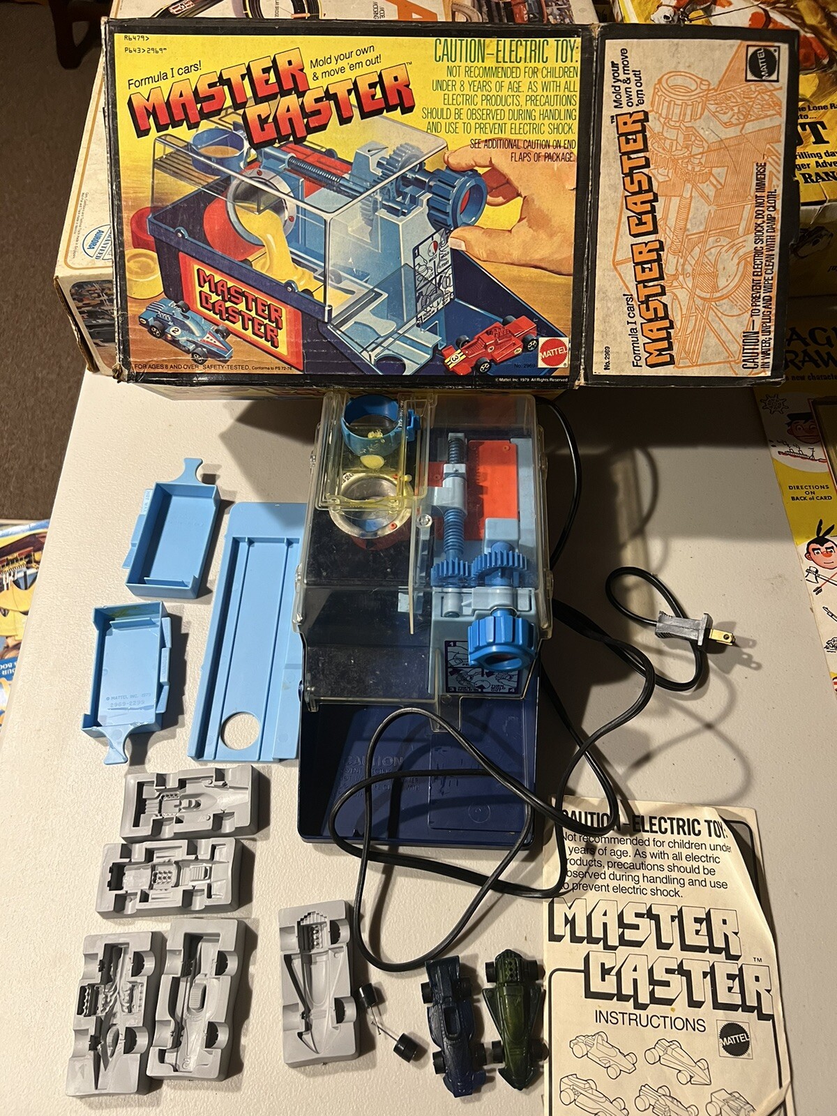 Vintage 1979 Mattel Master Caster Formula I Car Maker in Box toy Tested ...