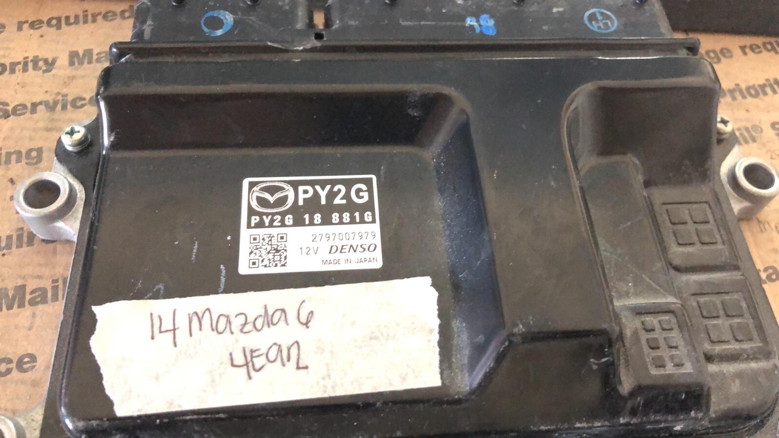2014 Mazda 6 {Mazda6} ecm ecu computer PY2G 18 881G | eBay