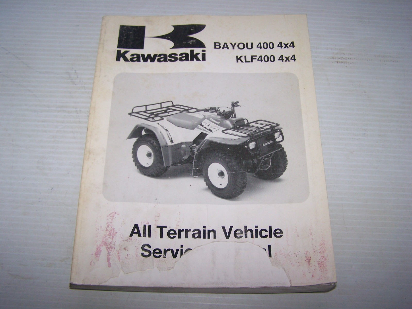 USED Kawasaki BAYOU 400 / KLF 400 SERVICE MANUAL 99924-1154-03 | eBay