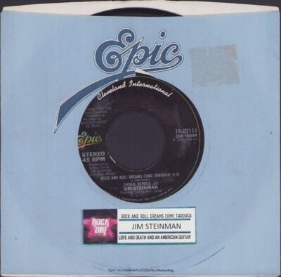 Steinman, Jim - Rock And Roll Dreams Come Through 2111 Vinyl 45 rpm Record | eBay