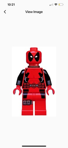 RARE Lego Deadpool Minifigure Marvel Wolverine's Chopper Showdown 6866 ...