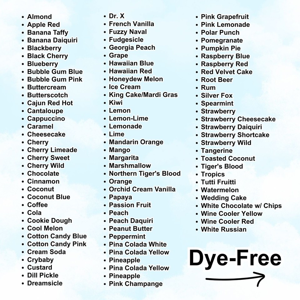 Snow Cone Syrup Flavor Mix Concentrate Shaved Ice Kone Mix *** 5 PACK ...