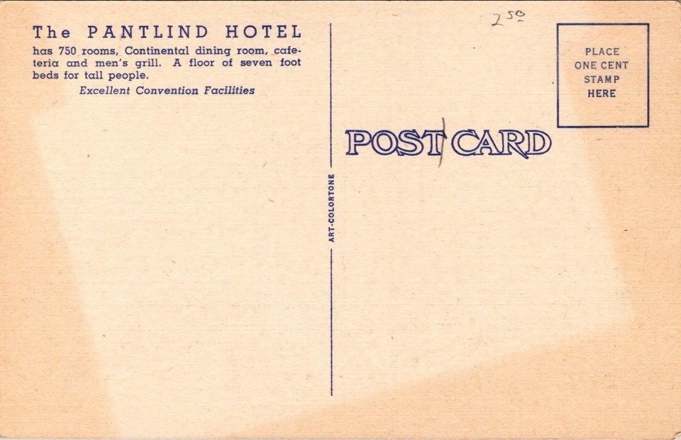 Pantlind Hotel-Grand Rapids, Michigan-Vintage Linen Postcard | eBay