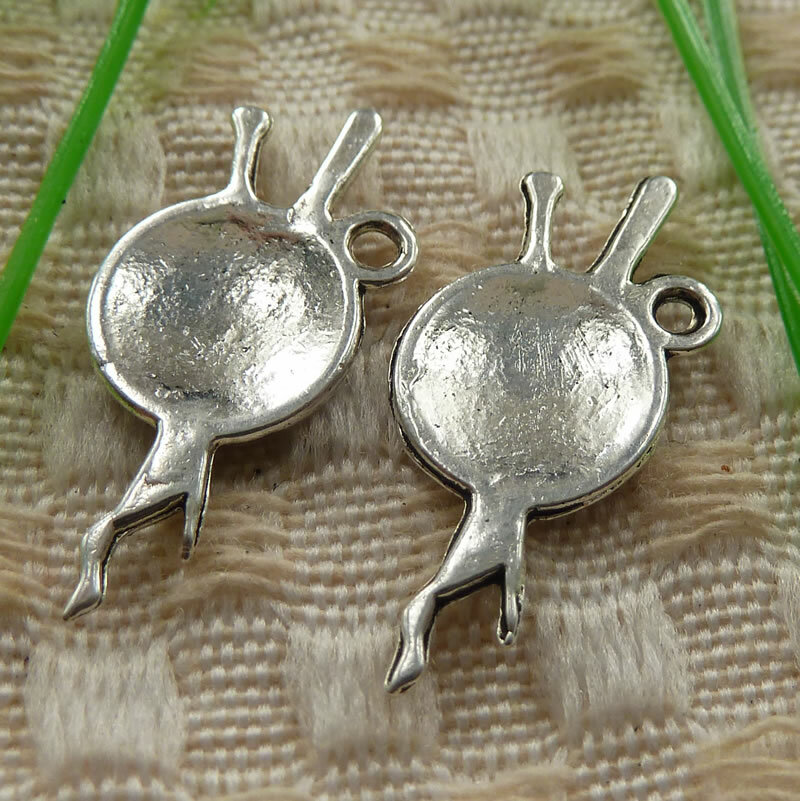 270 Pcs Tibetan Silver Knitting Wool Charms 25X11MM S4194 DIY Jewelry ...