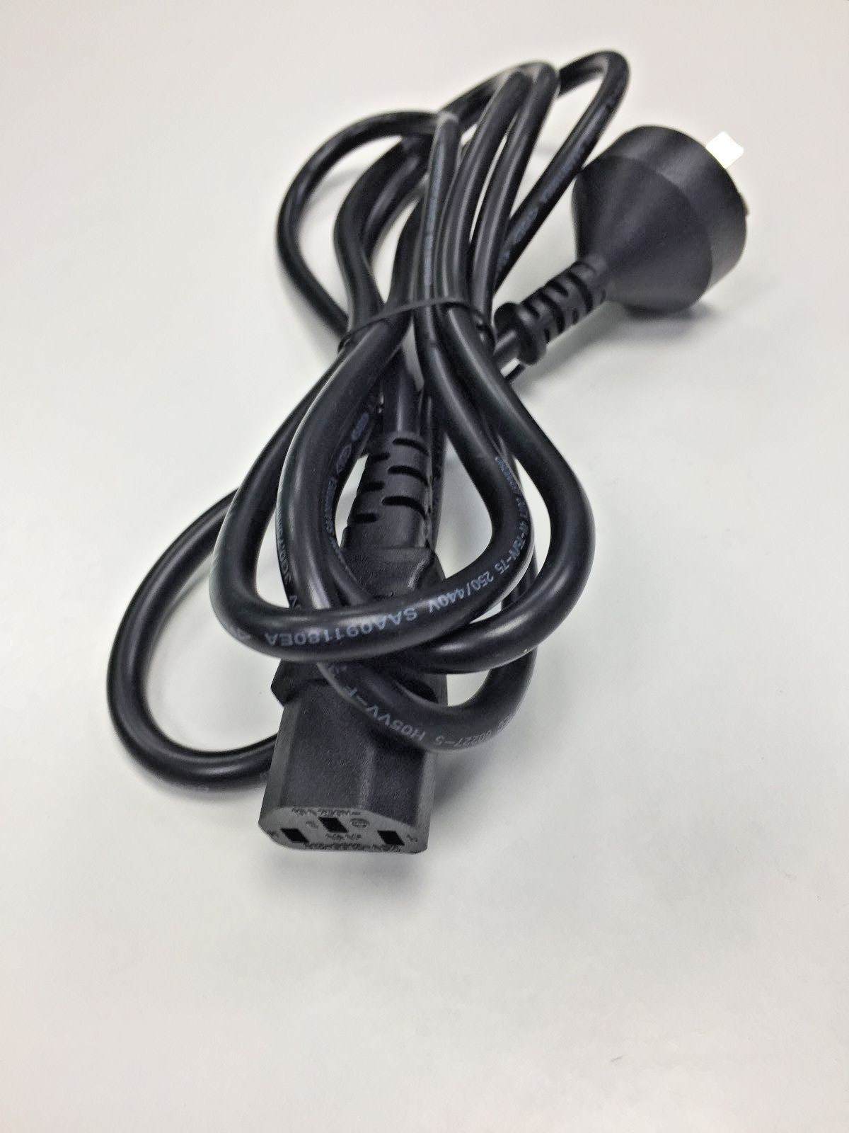 AUSTRALIAN POWER CABLE/LEAD/ KETTLE LEAD PLUG KETTLE SOCKET C13 IEC ...