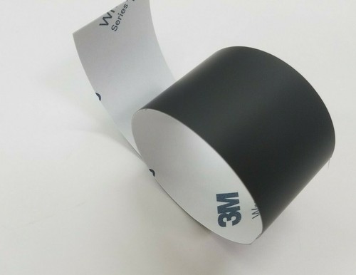 2" Wide x 5FT 3M 2080 Matte Black Chrome Trim Delete Vinyl Car Window ...