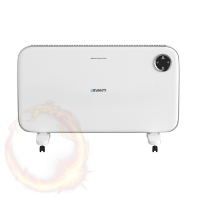 Devanti Electric Convection Heater White 2000W | eBay