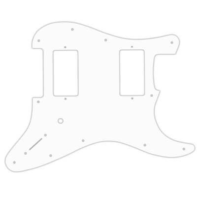 Pickguard For Fender Jim Root Stratocaster white black white | eBay