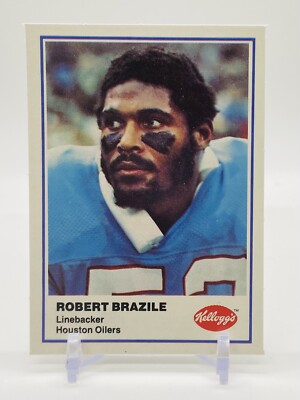 1982 Kellogg's Robert Brazile Houston Oilers NFL | eBay