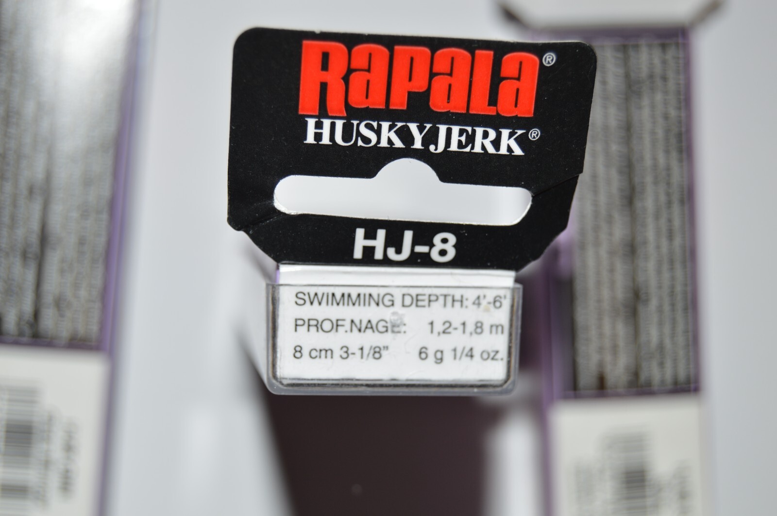 3 lures rapala hj-8 hj08 assortment 3 1/8" 1/4oz husky jerk suspending ...