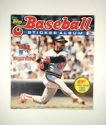 VTG 1983 Edition Topps MLB Baseball Sticker Album Unused Great ...