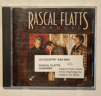 Changed - Music CD - Rascal Flatts - 2012 Big Machine Records - Ex ...