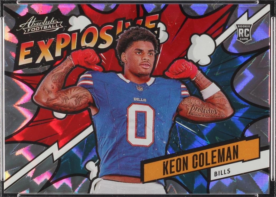 2024 Panini Absolute - Explosive Keon Coleman #EX-KCN (RC) for sale ...