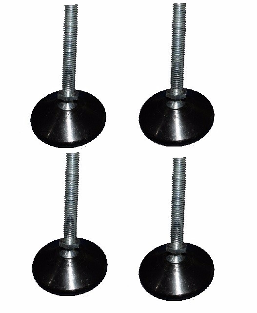 M8 Metric Thread Adjustable Table Feet - Swivel & Tilt (Set of 4 Feet ...