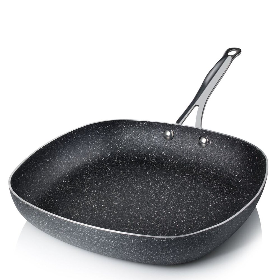 Heavy Duty Ultimate Nonstick Square Frying Pan Cookware Scratch ...