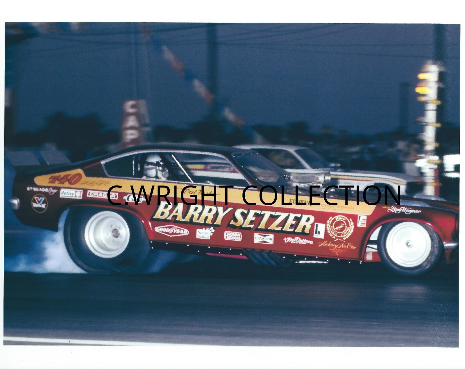 Vintage Drag Racing-BARRY SETZER-Pat Foster-1971 Vega HEMI AA/FC ...