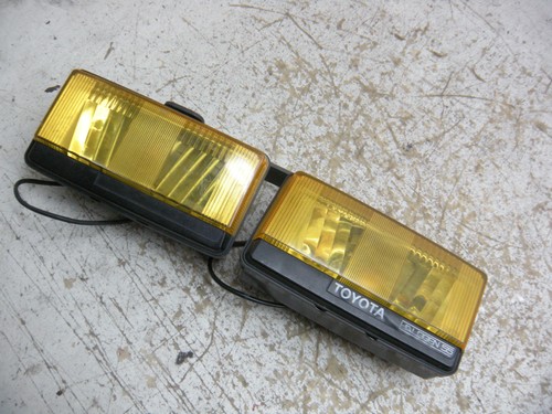 JDM TOYOTA MR2 AW11 ORIGINAL HOLOGEN YELLOW FOG LIGHTS OEM | eBay