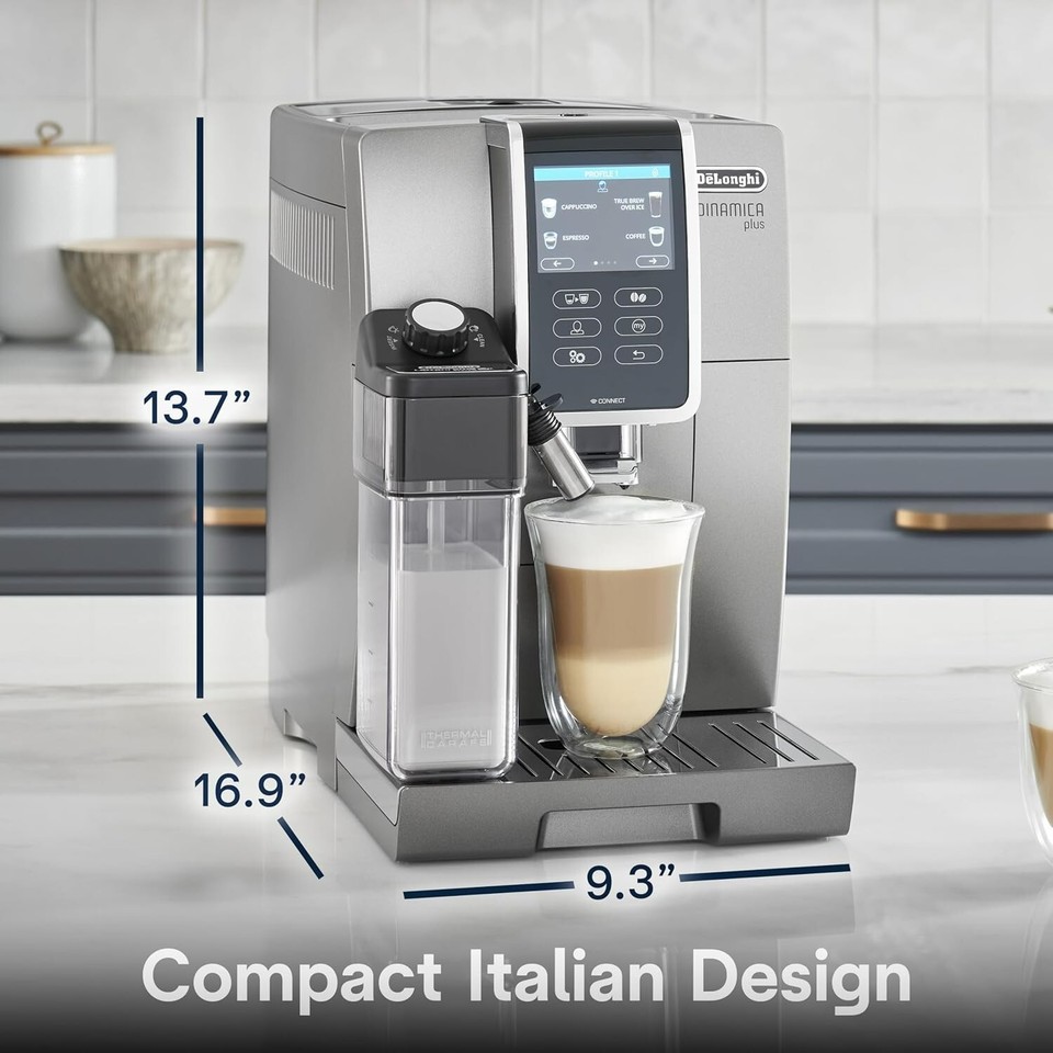 De'Longhi Dinamica Plus Connected Espresso & Coffee Machine ECAM37095TI See Desc 44387370950| eBay