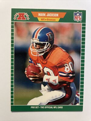 1989 Pro Set 104 Mark Jackson Denver Broncos Football Card | eBay