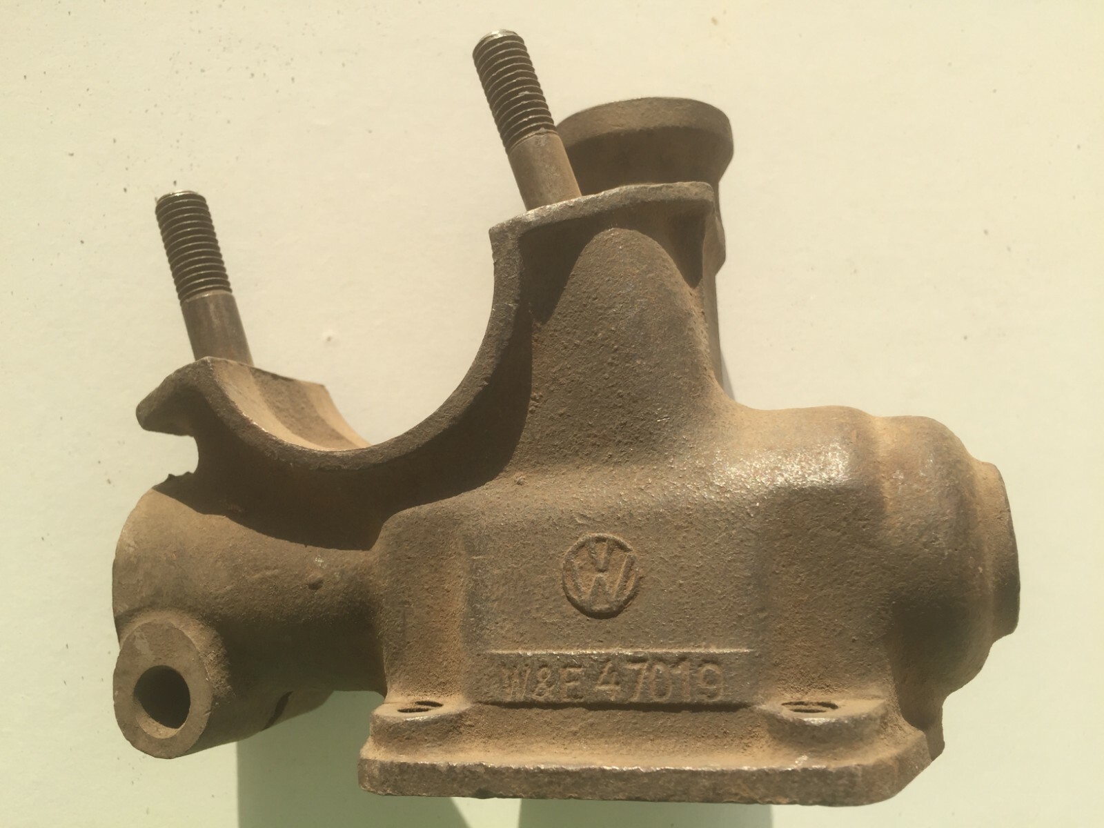 VW Split Oval Early Beetle Bug Steering box Housing W&E 47019 Genuine ...