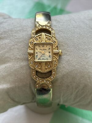 Fred Belay Women’s Gold Tone Cuff Watch | eBay