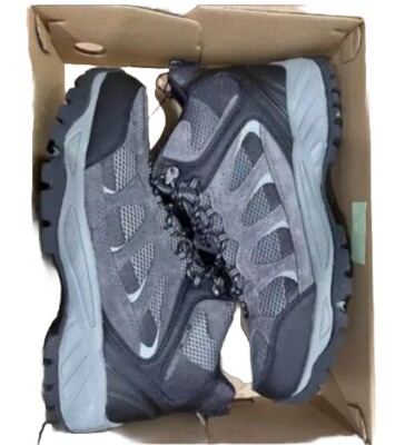 Khombu Tyler Outdoor Hiking Trail Boots 1221787 Black/Grey Men's Size ...