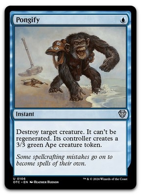 Pongify #106 (NM) Thunder Junction OTC Magic MTG | eBay