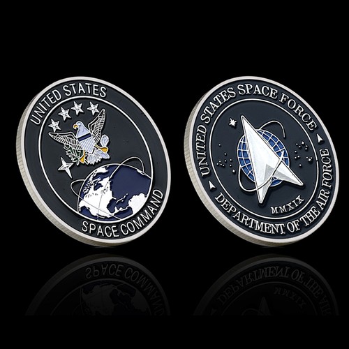 US Space Command Space Force Challenge Coin Department of The Air Force ...