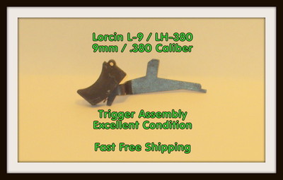 Lorcin L9 / LH380 Trigger Assembly 9mm / .380 Caliber Excellent Fast Free Ship | eBay