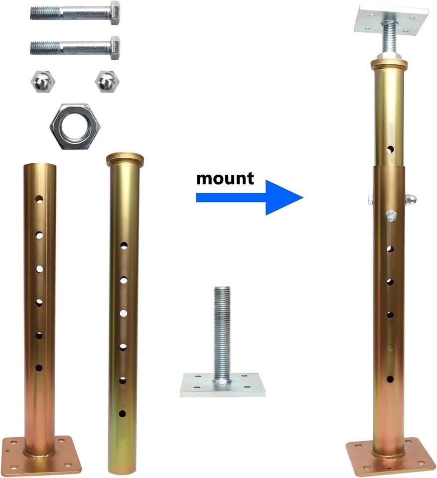 Basement Floor Jack House Leveling Lifting Post Support Heavy Duty ...