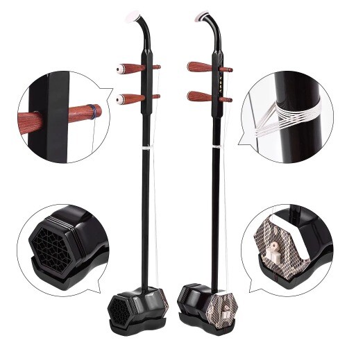 instrumento Solidwood Erhu Chinese 2-string Violin Fiddle Stringed ...