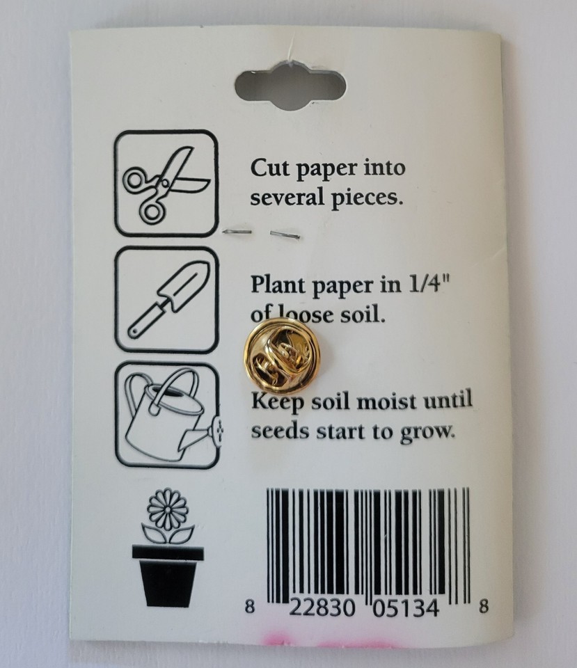 Holiday Garden Lapel Stick Pin Christmas Tree Plant Paper for ...