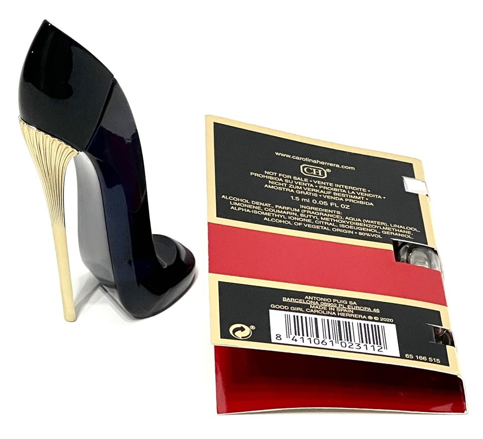 CAROLINA HERRERA Good Girl Original BLACK GOLD HIGH HEEL Parfum .24 ...