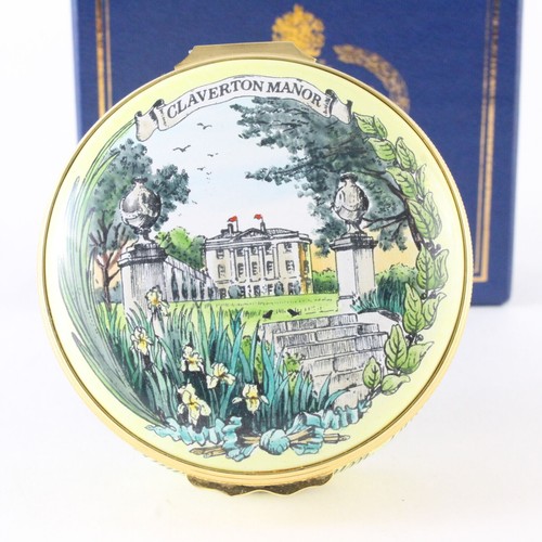 Halcyon Days Enamel Box Claverton Manor American Museum Bath 20th ...