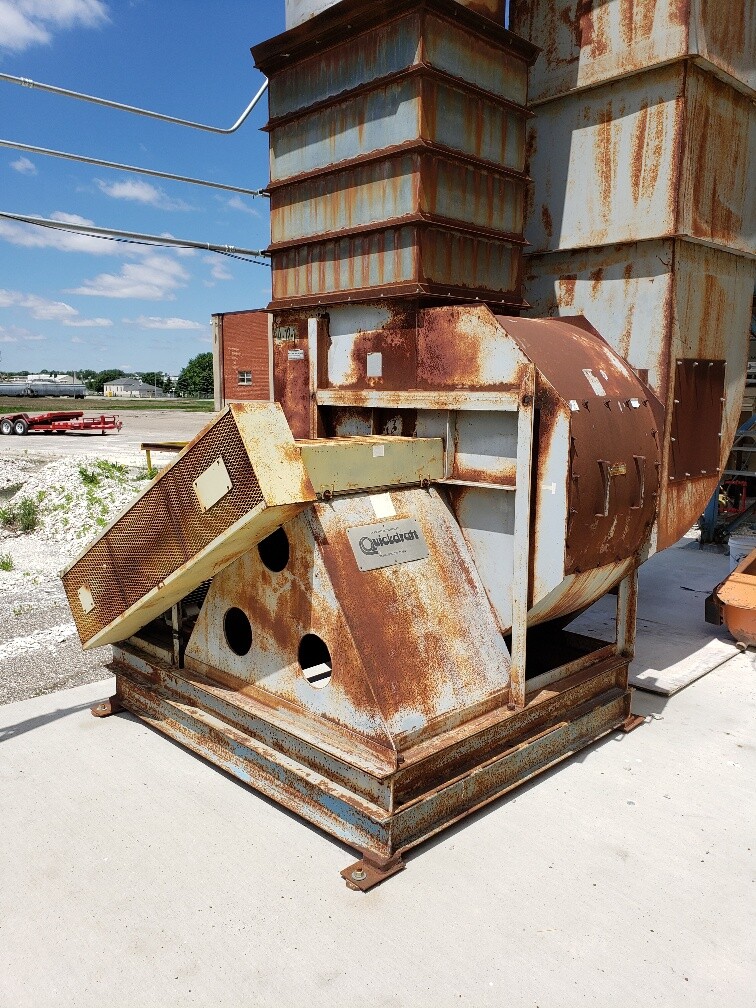 Donaldson Torit Bag House Model 200HPW8 Quickdraft Fan 40 HP 30,000 CFM ...